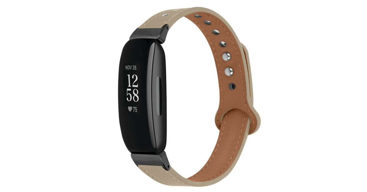 For Fitbit Inspire / Inspire HR / Inspire 2 / Ace 2 Genuine Cowhide ...