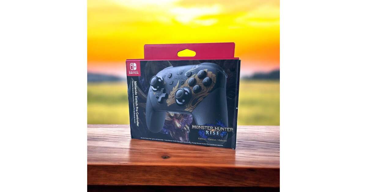 Nintendo Switch Pro Controller Monster Hunter Rise SunBreak Edition ...