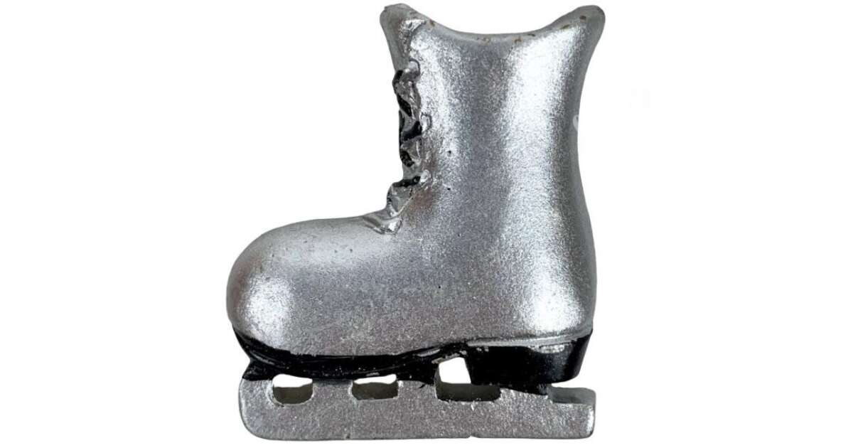 Ragasztható korcsolya, ezüst, 2,5x3 cm | Pepita.hu