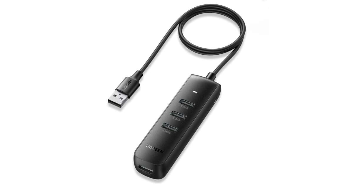 Ugreen HUB USB Type A splitter - 4x USB 3.2 Gen 1 black (CM416 80657 ...