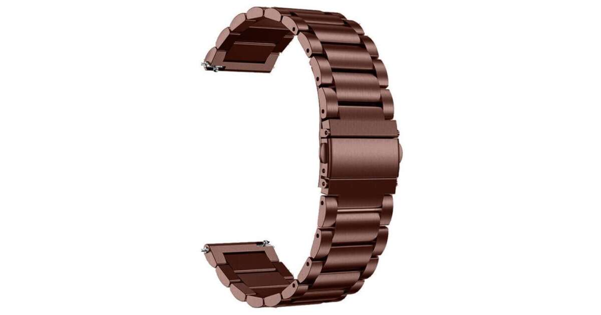 For Garmin Forerunner 255 / 255 Music 3-Bead 316L Stainless Steel Watch ...
