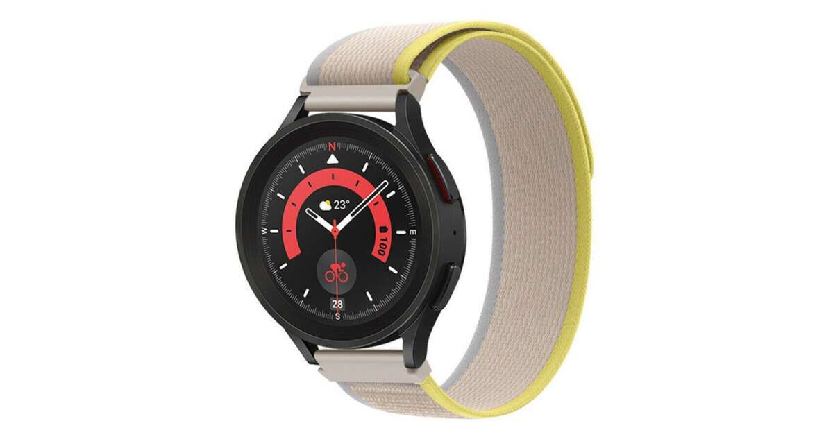For Garmin Forerunner 255S / Venu 2S 18mm Nylon Band Sport Trail Loop ...