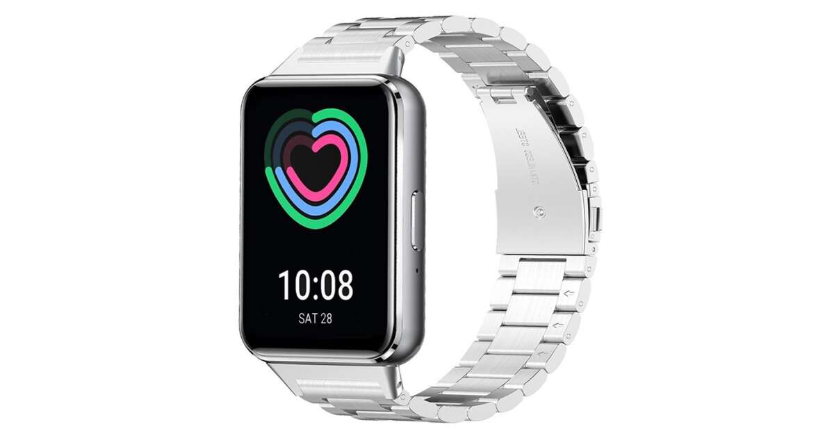 For Samsung Galaxy Fit3 Replacement Strap Quick Release Stainless Steel ...
