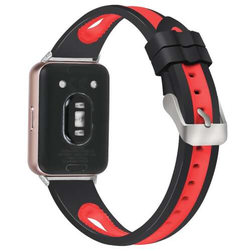 SM-R390 For Samsung Galaxy Fit3 Silicone Watch Band Adjustable Dual ...