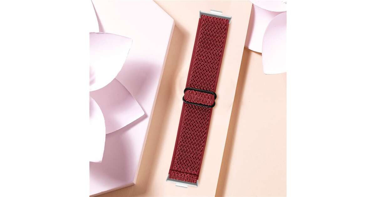 For Huawei Watch Fit 3 Adjustable Nylon Watch Band Wave Design Elastic ...