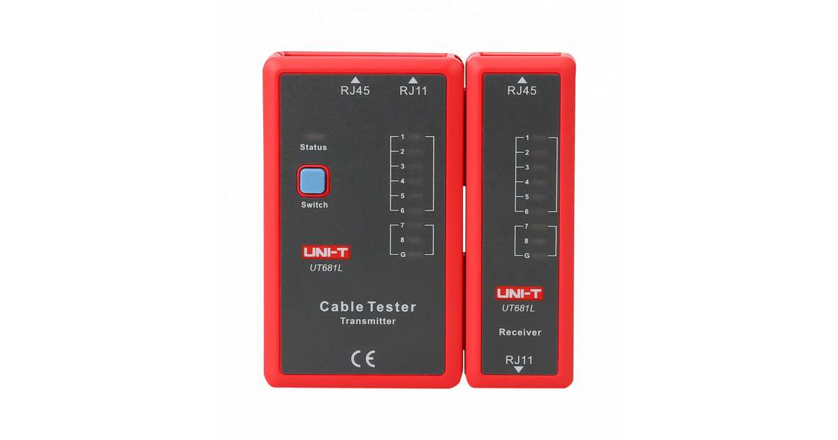 Tester cabluri, RJ45/RJ11, detectare scurtcircuit si continuitate, UNI ...