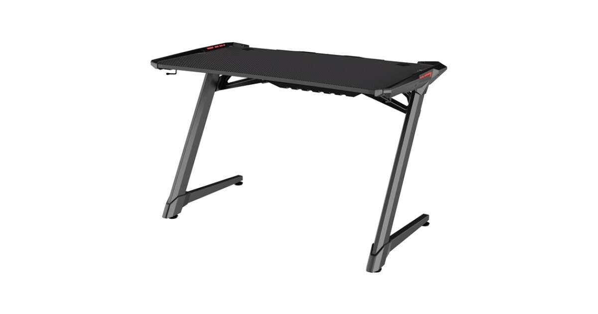 Sandberg gamer asztal, fighter gaming desk 2, black 640-93 | Pepita.hu
