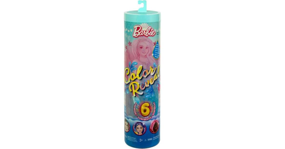Barbie: Color Reveal meglepetés Sello baba több kiegészítovel - Mattel ...