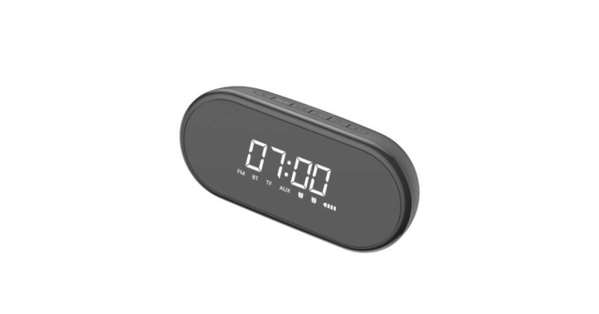 Baseus Encok E09 bluetooth hangszóró, ébresztős óra, rádió, Aux/kártya ...