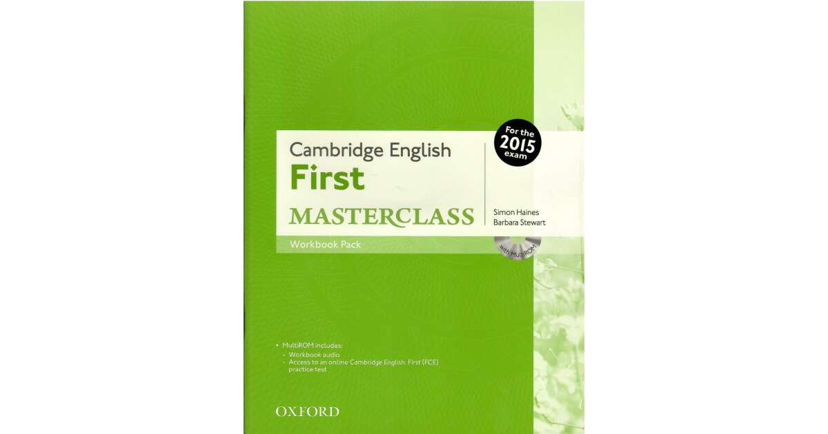 Cambridge English First Masterclass Workbook Pack and MultiROM - For the 2015 exam | Pepita.hu