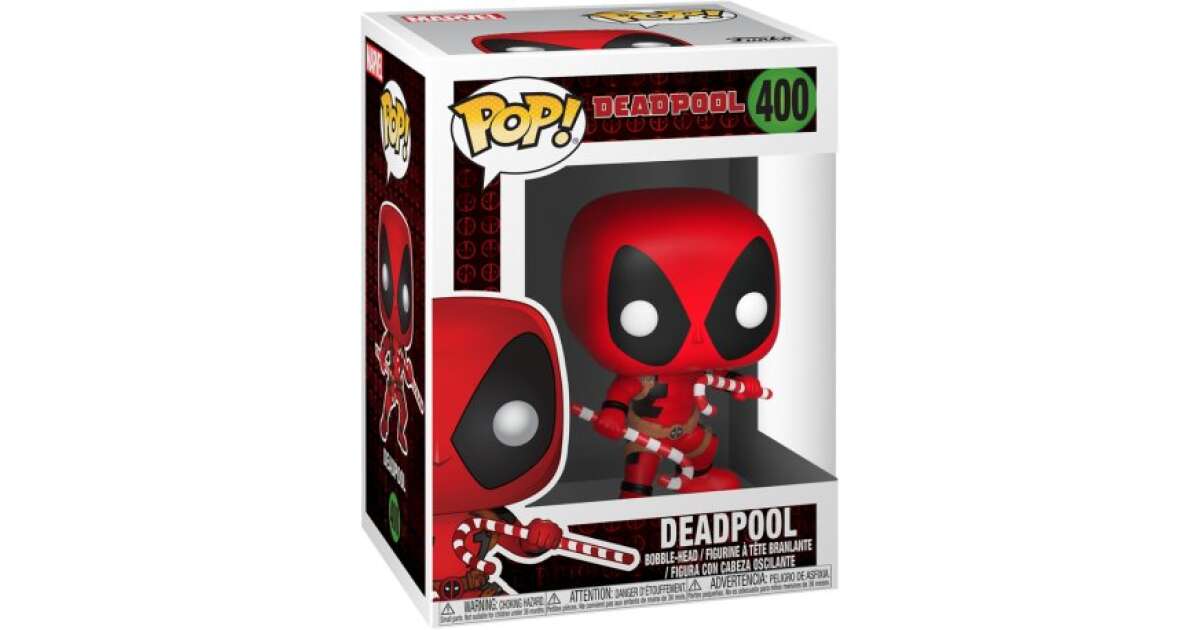 Marvel - funko figura - Holiday Deadpool - bobble-head | Pepita.hu