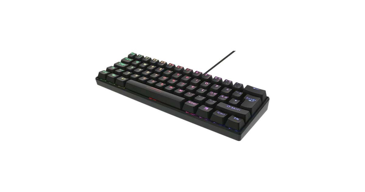Deltaco gaming billentyűzet gam-075, mini mechanical keyboard, 60% pan ...