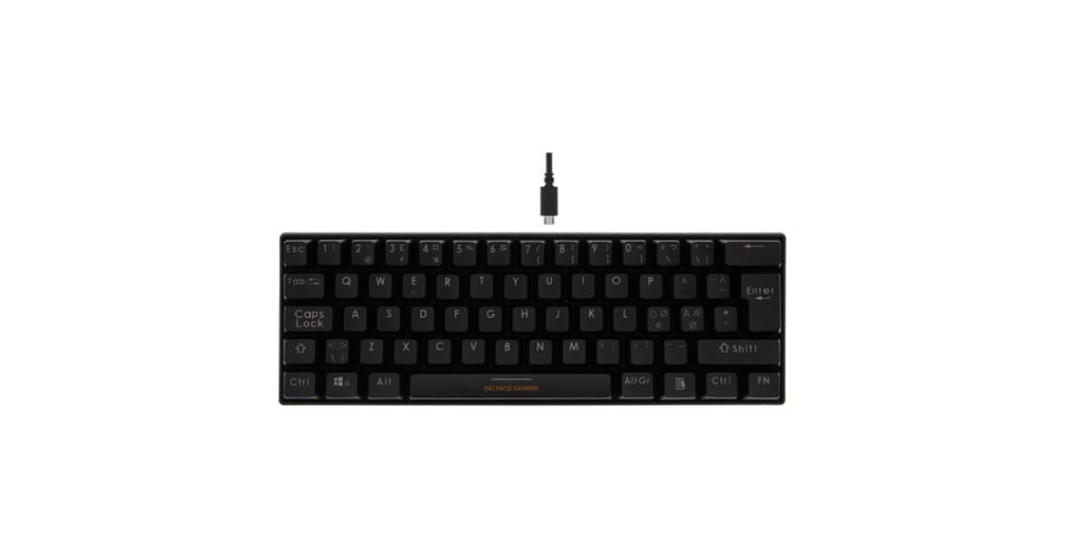Deltaco gaming billentyűzet gam-075, mini mechanical keyboard, 60% pan ...