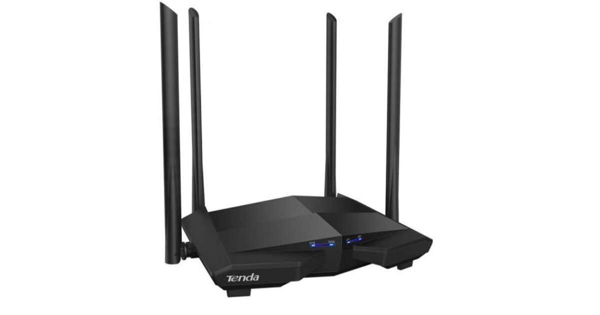 Router Tenda AC6 1200 Mgb/s, Gaming a UHD streaming, 4 5G antény ...