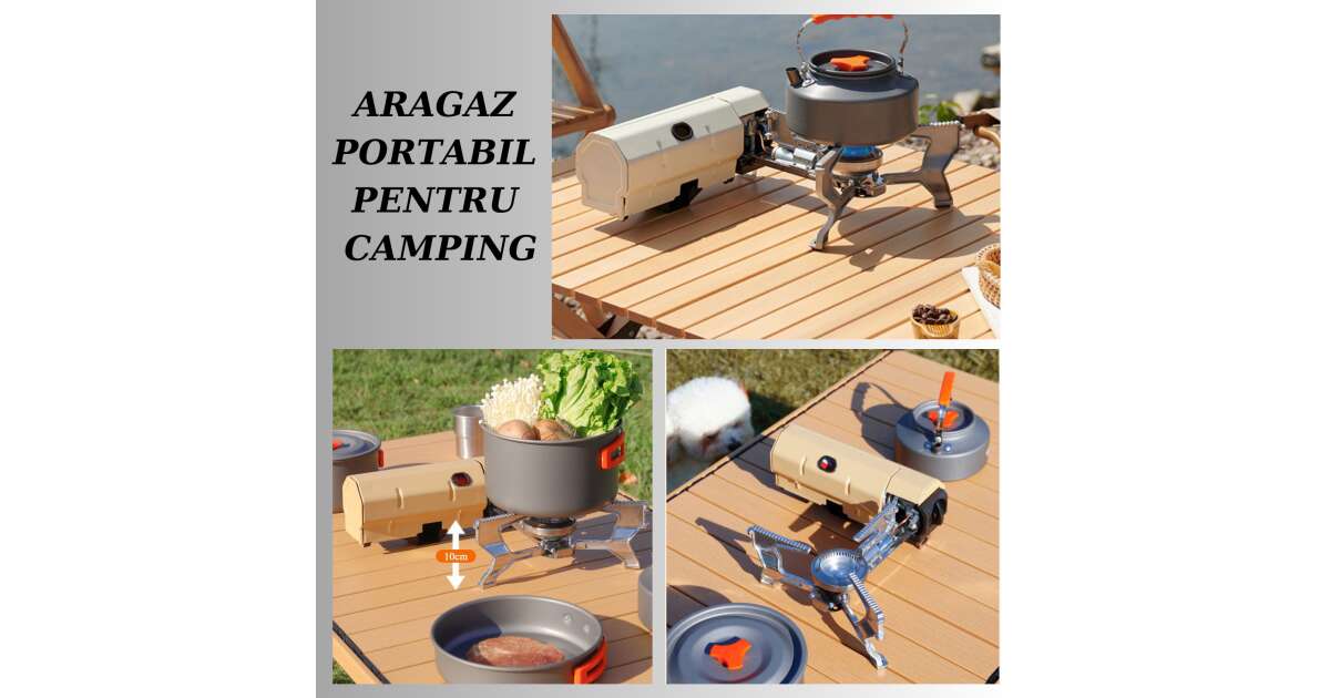 Mini Aragaz Portabil pentru Camping, Soferii de Camion/Auto, Pliabil cu ...