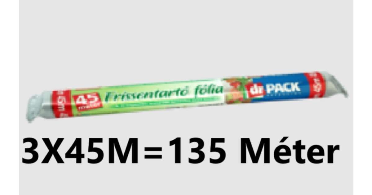 Dr. Pack Frissentartó fólia 3X45m (Folpack) | Pepita.hu
