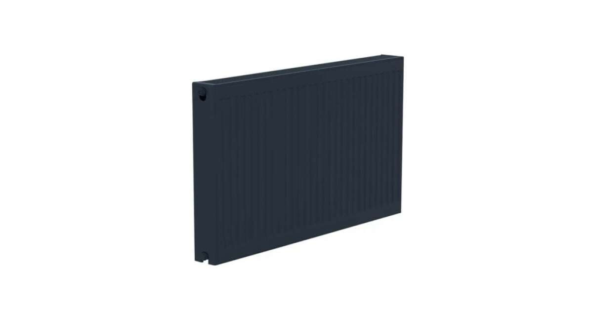 EURAD PLUS 22k 600x600 mm kétsoros acéllemez antracit lapradiátor, 1197 ...