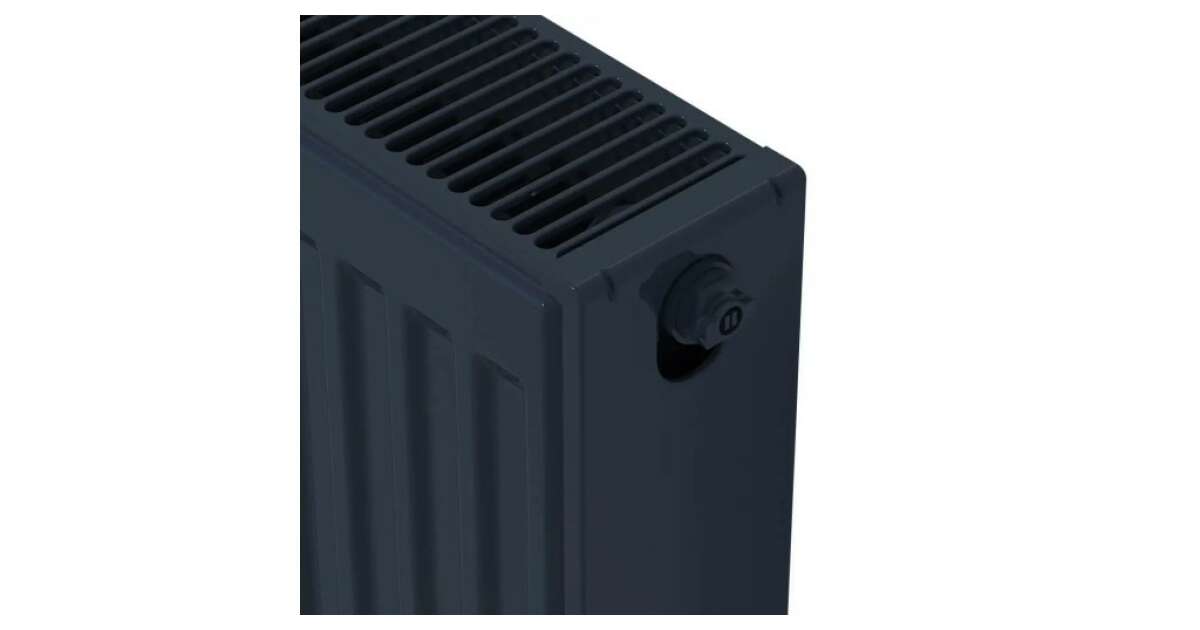 EURAD PLUS 22k 600x600 mm kétsoros acéllemez antracit lapradiátor, 1197 ...