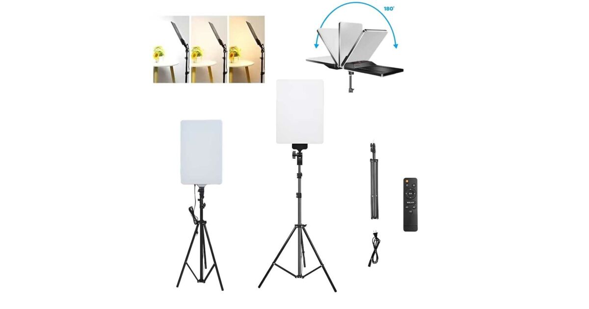 Studio light Pro 50W PL-48 Lampa LED trepied profesionala pentru ...