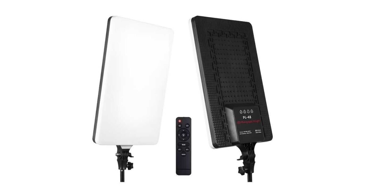 Studio light Pro 50W PL-48 Lampa LED trepied profesionala pentru ...