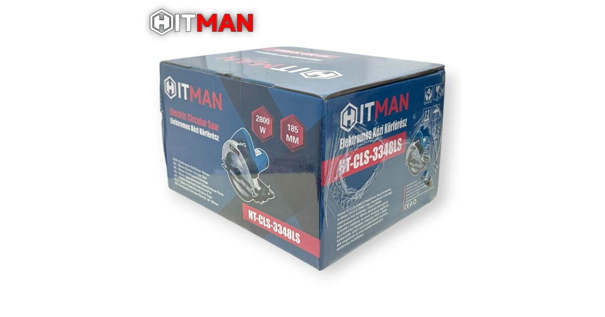 Fierăstrău circular cu laser Hitman HT-CLS-3348LS 2800 W cu diametrul ...