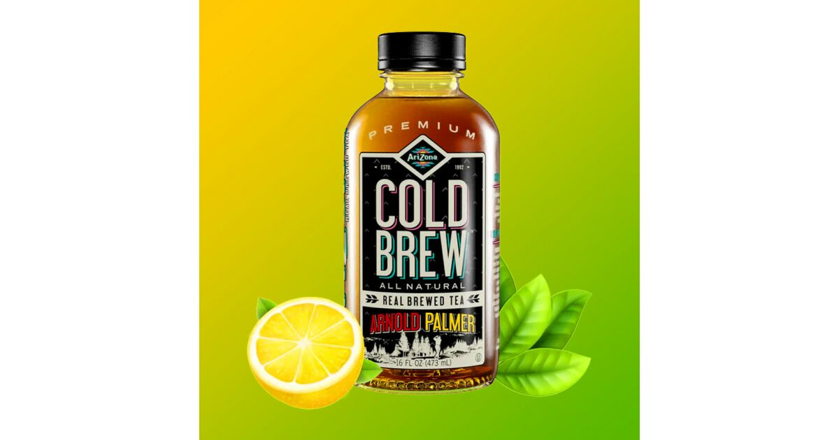 Arizona Arnold Palmer Cold Brew natúr jeges tea 473ml | Pepita.hu