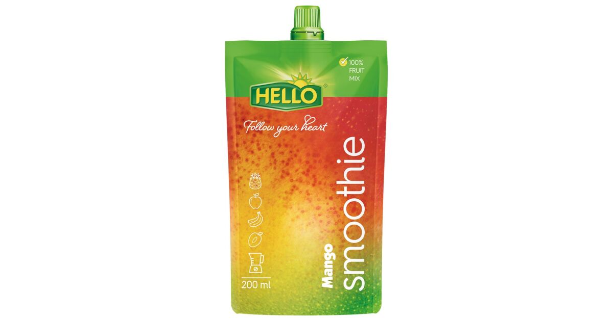 Hello smoothie mangó gyümölcsturmix 200 ml | Pepita.hu