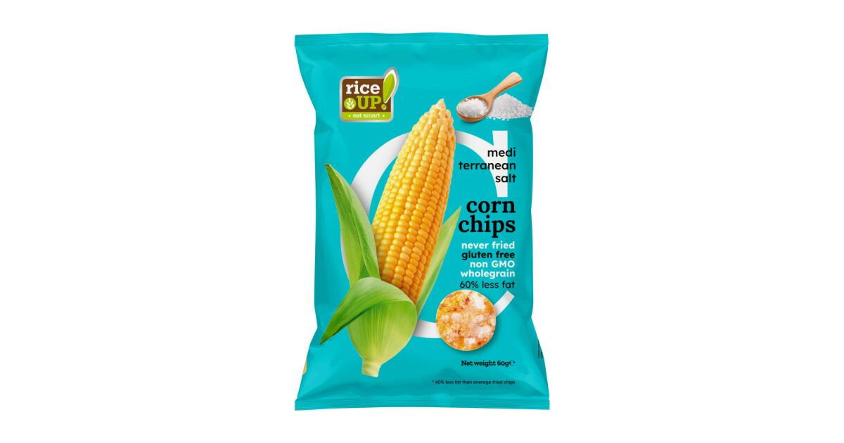 Rice Up kukorica chips tengeri sóval 60 g | Pepita.hu