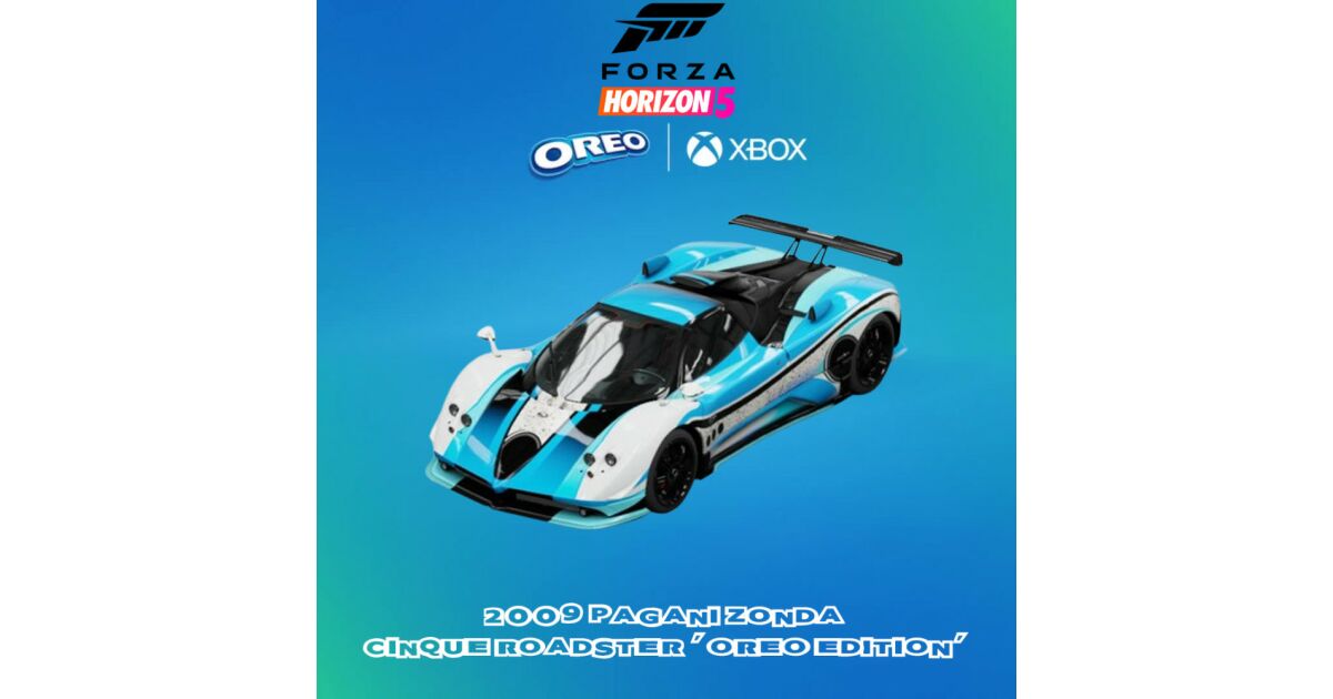 Forza Horizon 5: 2009 Pagani Zonda Cinque Roadster 'Oreo Edition' (DLC ...