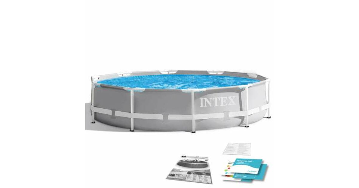 Csomagolássérült! - Intex Prism 305x76cm Fémvázas medence (26700NP ...