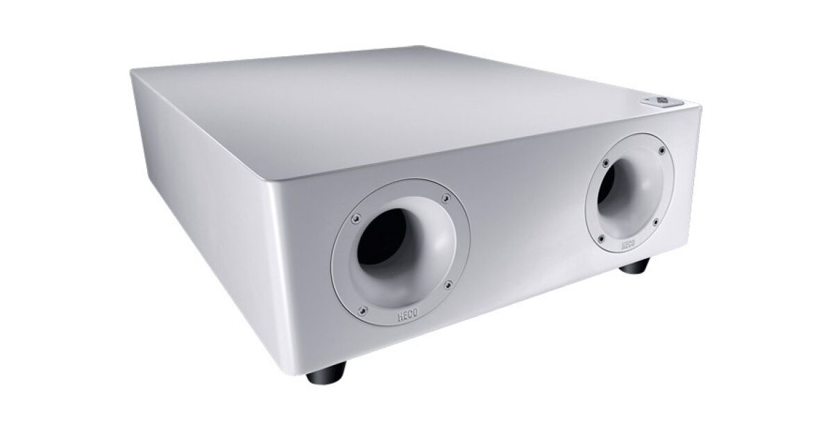 HECO Ambient Sub 88F Alb Subwoofer activ ultra-subțire, compact, bass ...