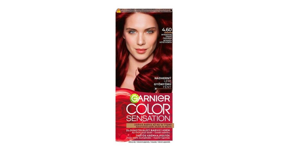 GARNIER COLOR SENSATION HAJFESTÉK INTENZÍV SÖTÉT VÖRÖS 4.60 110ML ...