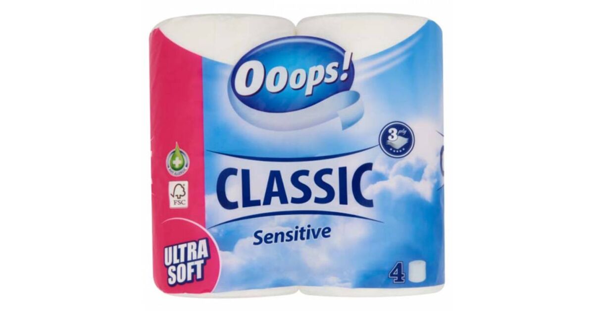 OOOPS! EXCELLENCE WC PAPÍR SENSITIVE 3R 4TEK | Pepita.hu
