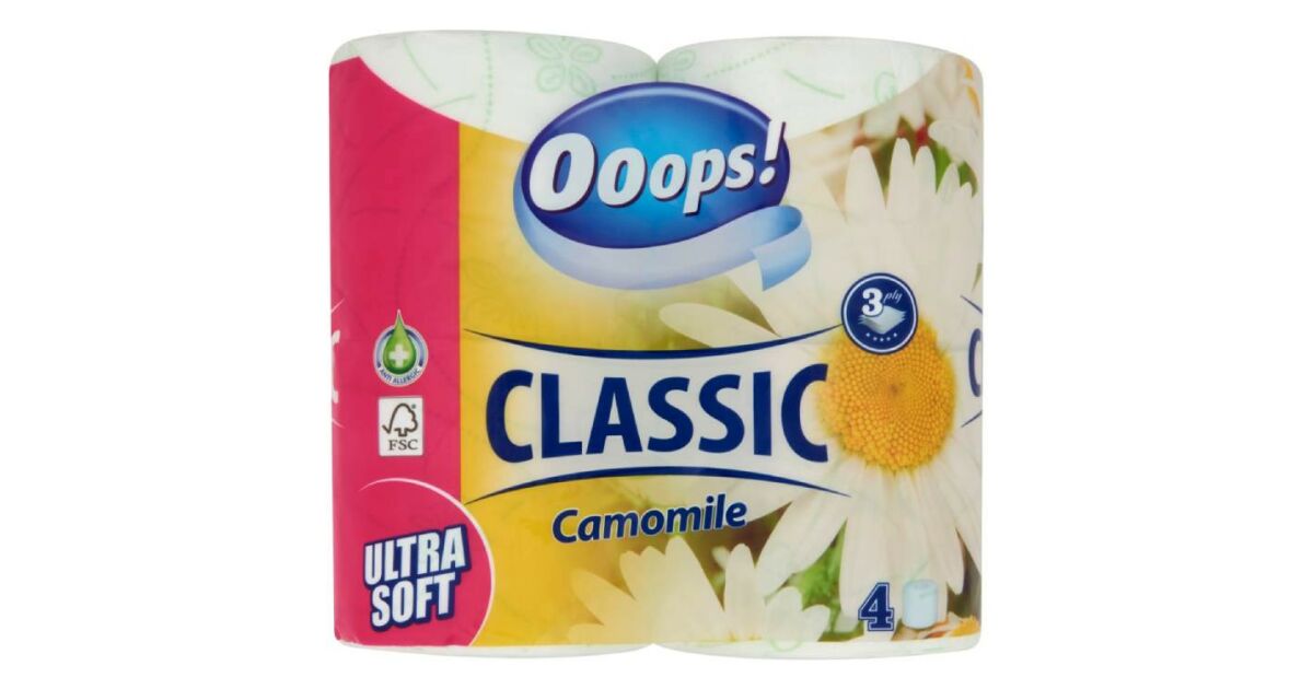 OOOPS! WC PAPÍR KAMILLA 3R 4TEK | Pepita.hu