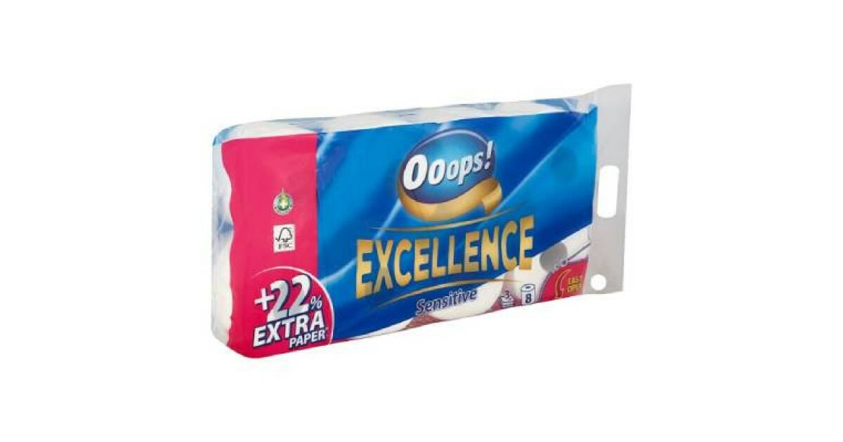 OOOPS! WC PAPÍR SENSITIVE 3R 8TEK | Pepita.hu