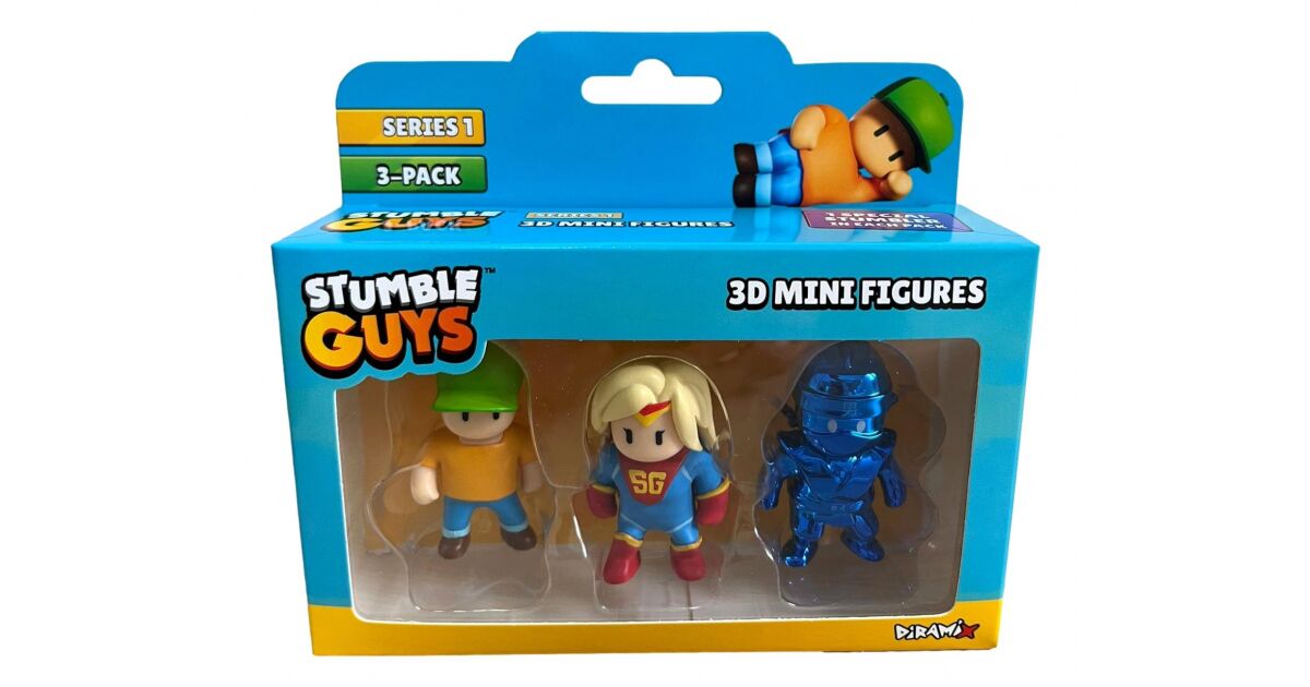 3 db Stumble Guys minifigurából álló készlet, 3D Series 1 – Mr. Stumble ...