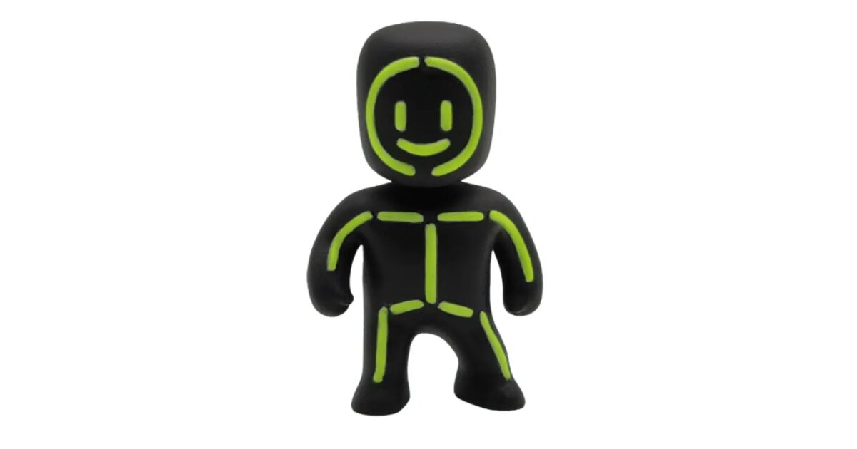 5 darab Stumble Guys minifigurát tartalmazó készlet, 3D Series 1 ...