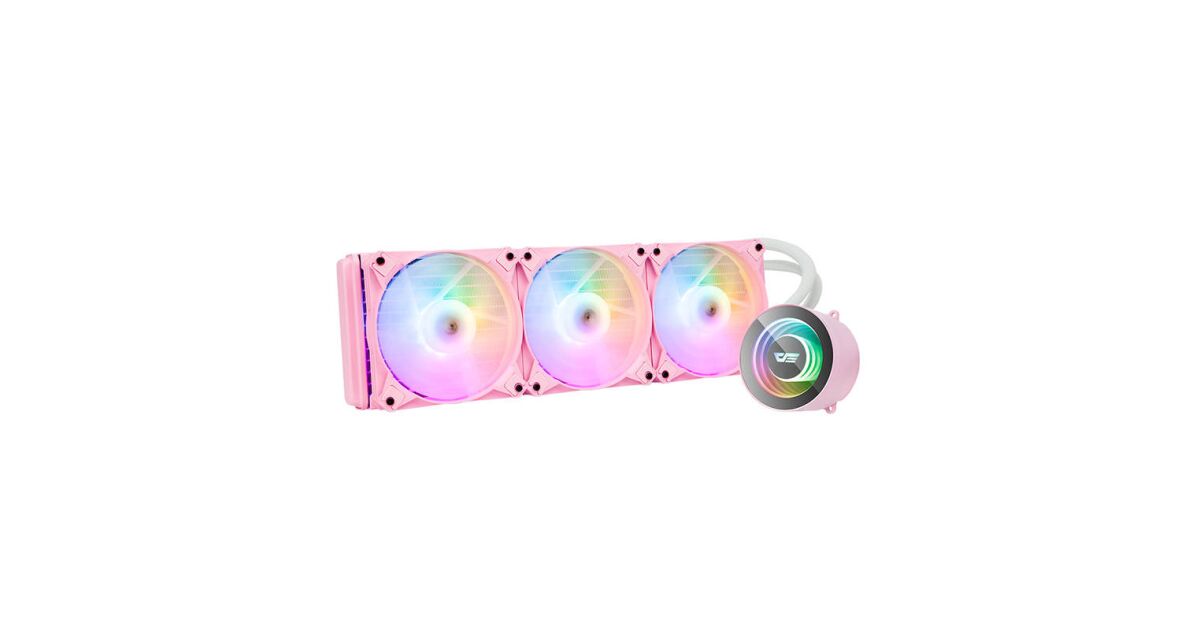 PC Water Cooling AiO Darkflash DX360 RGB 3x 120x120 Pink | Pepita.hu