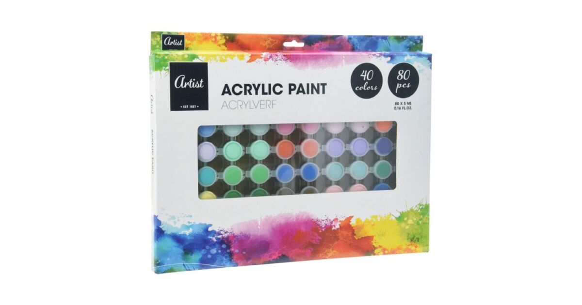 Akril festék 80x5ml | Pepita.hu