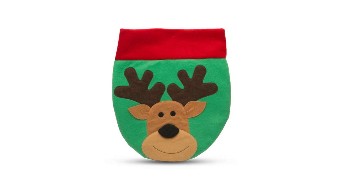 Karácsonyi Rénszarvas WC-ülőke Dekor - 41x37cm | Pepita.hu