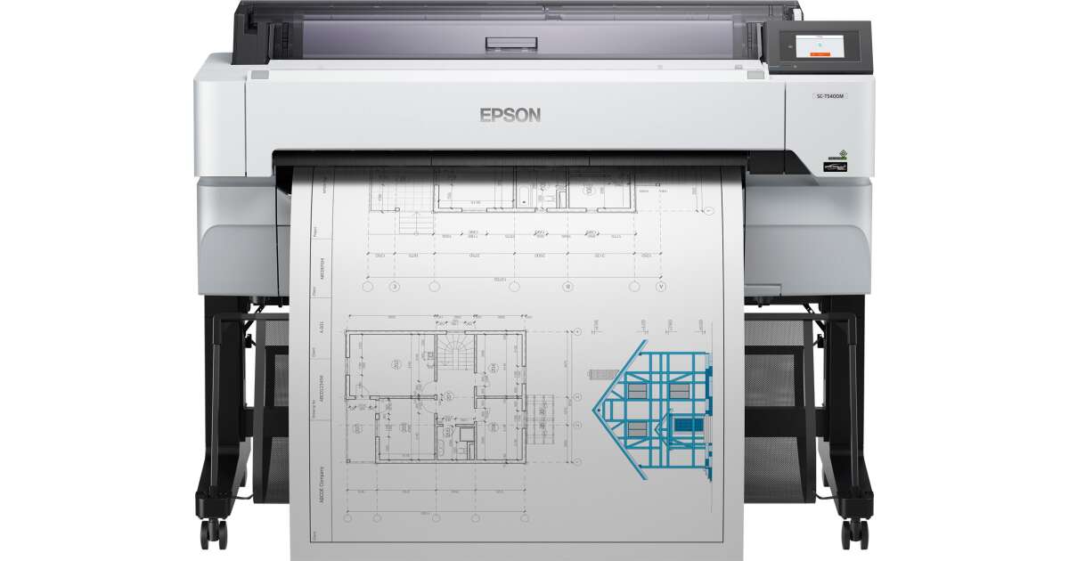 Epson inkjet plotter cu jet de cerneală - surecolor sc-t5400m (a0 ...