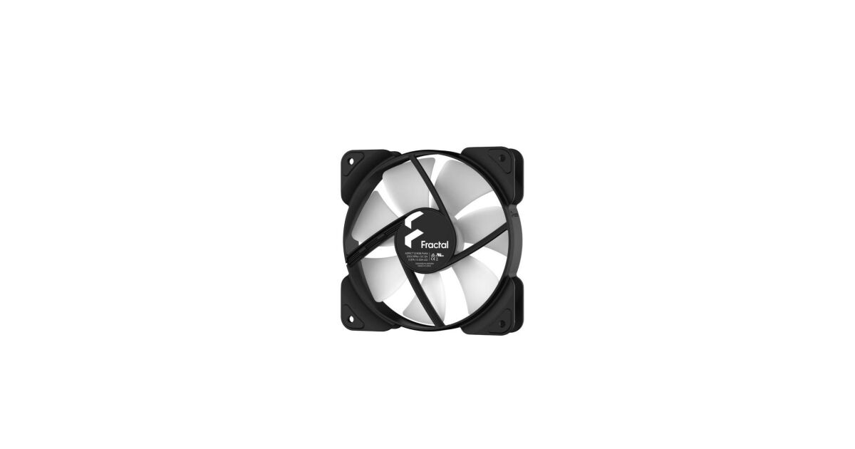 Fractal Design Aspect 12 Rgb 120mm Pwm Ház Hűtőventilátor 3 Pack Fekete Fd F As1 1207
