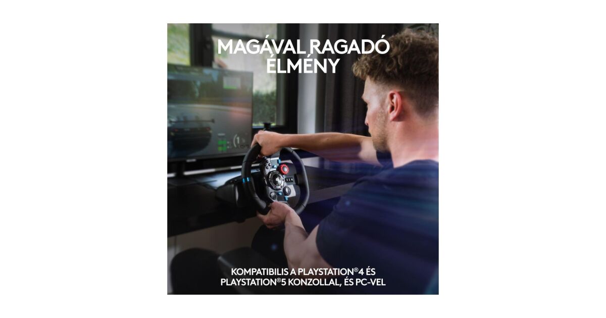 Logitech G29 Driving Force Racing Wheel PS5, PS4, PS3 konzol és PC (941 ...