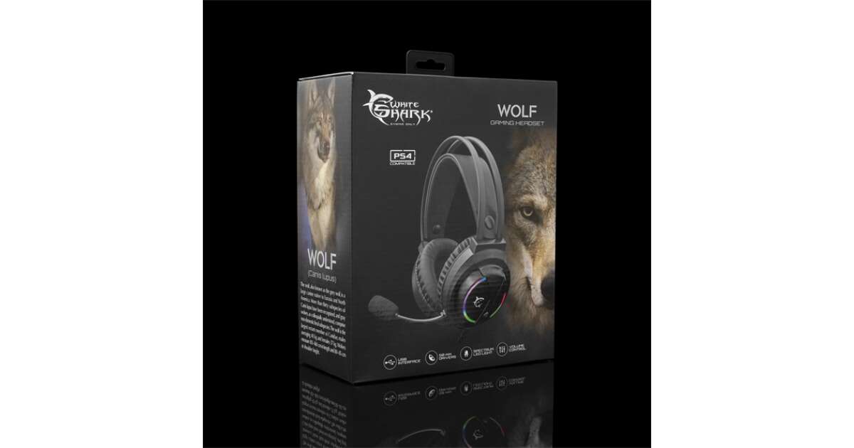 White shark wolf gamer fejhallgató WS GH-2044 | Pepita.hu