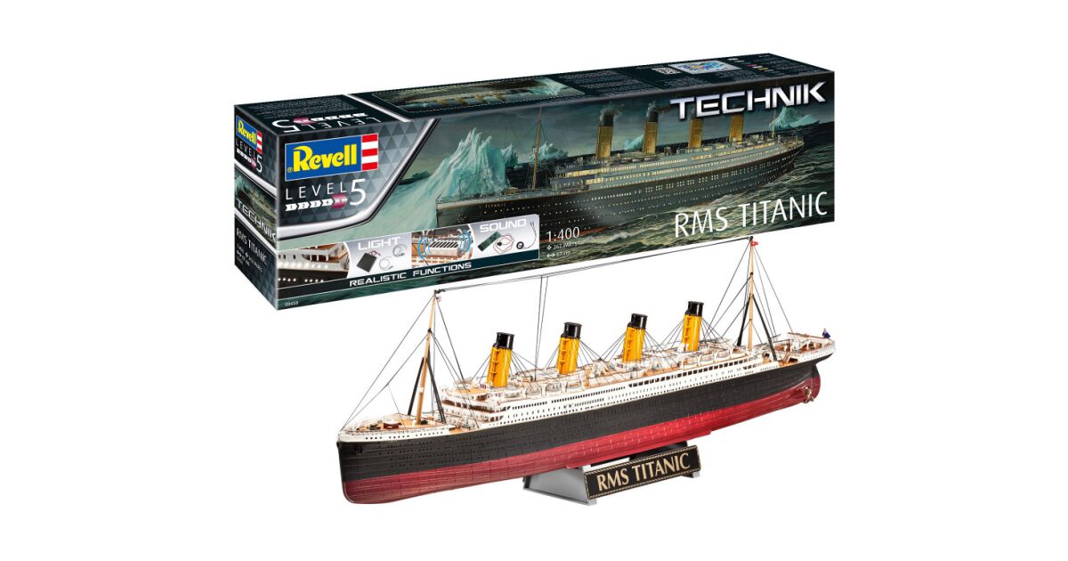 Revell Technik RMS Titanic 1:400 makett hajó (00458) | Pepita.hu