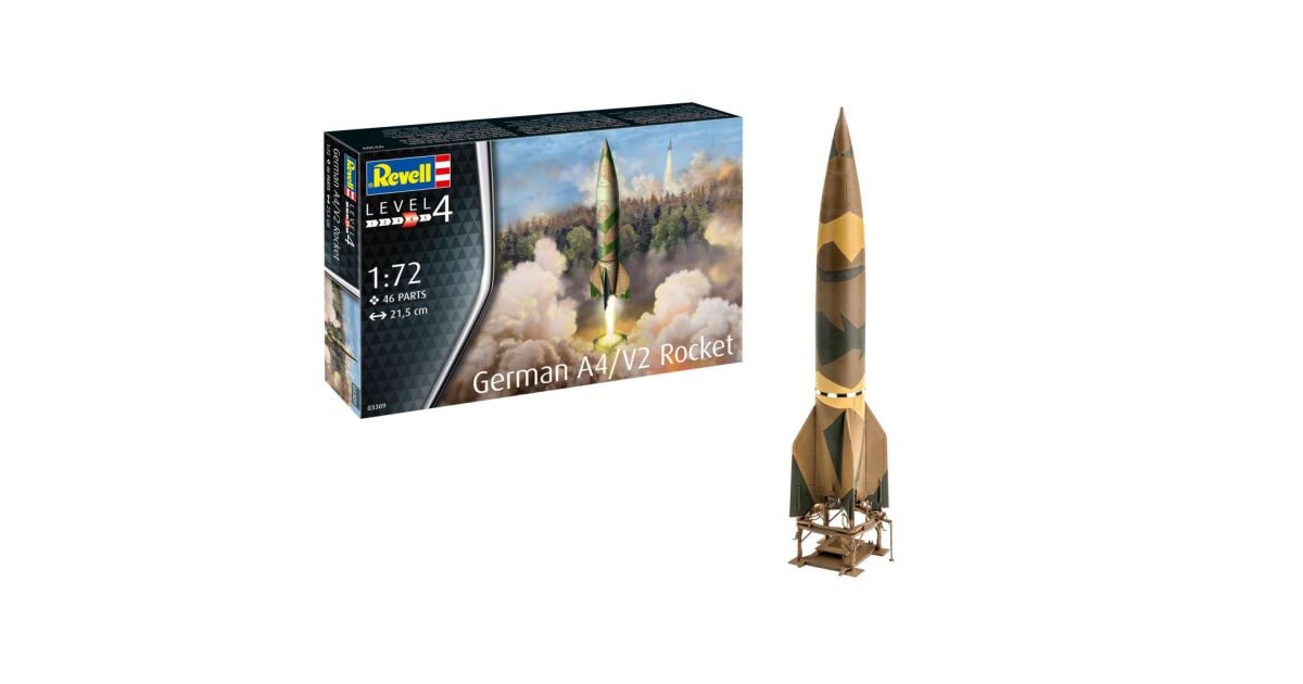Revell German A4:V2 Rocket makett 1:72 makett repülő (03309) | Pepita.hu