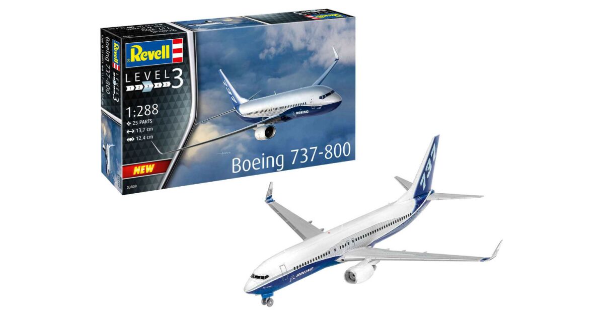 Revell Boeing 737-800 1:288 makett repülő (03809) | Pepita.hu