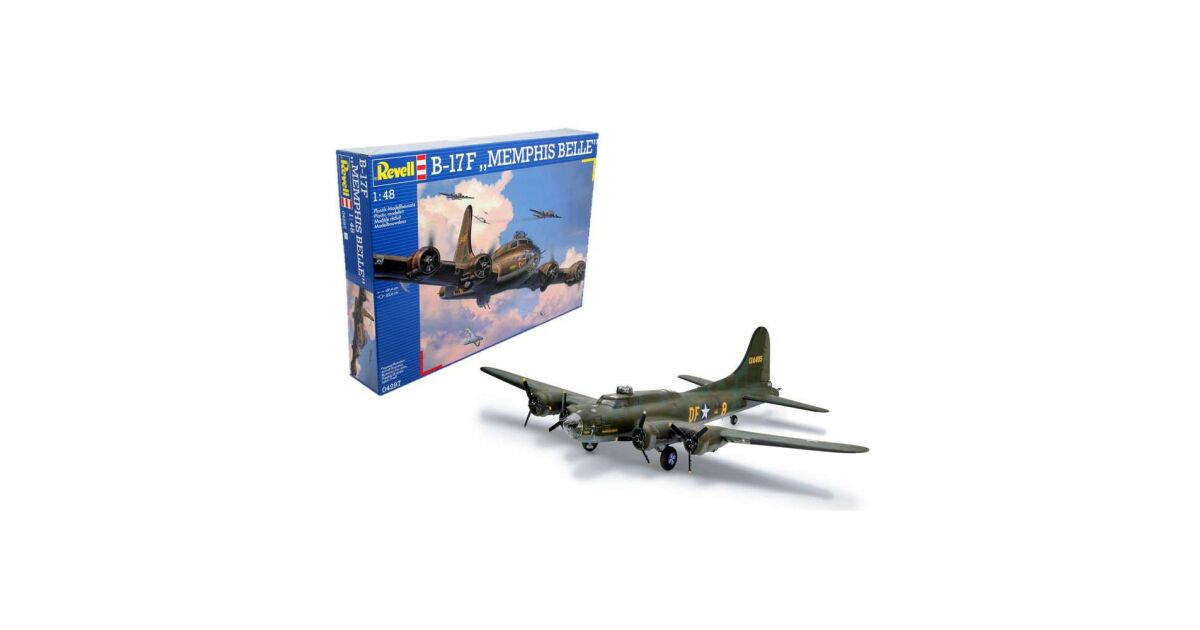 Revell B-17F Memphis Belle 1:48 makett repülő (04297) | Pepita.hu