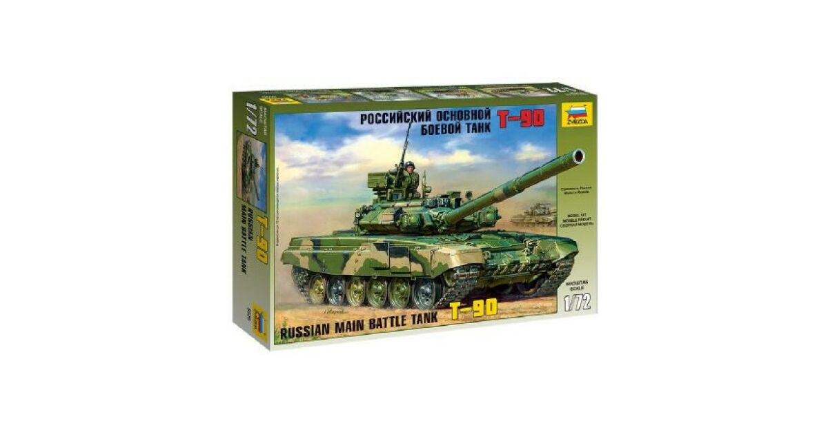Zvezda Russian Main Battle Tank T-90 1:72 makett harcjármű (5020 ...