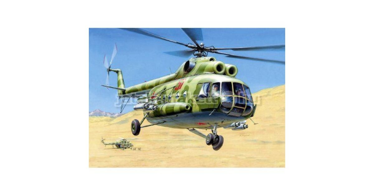 Zvezda MIL Mi-8T 'Hip-B' 1:72 makett helikopter (7230) | Pepita.hu